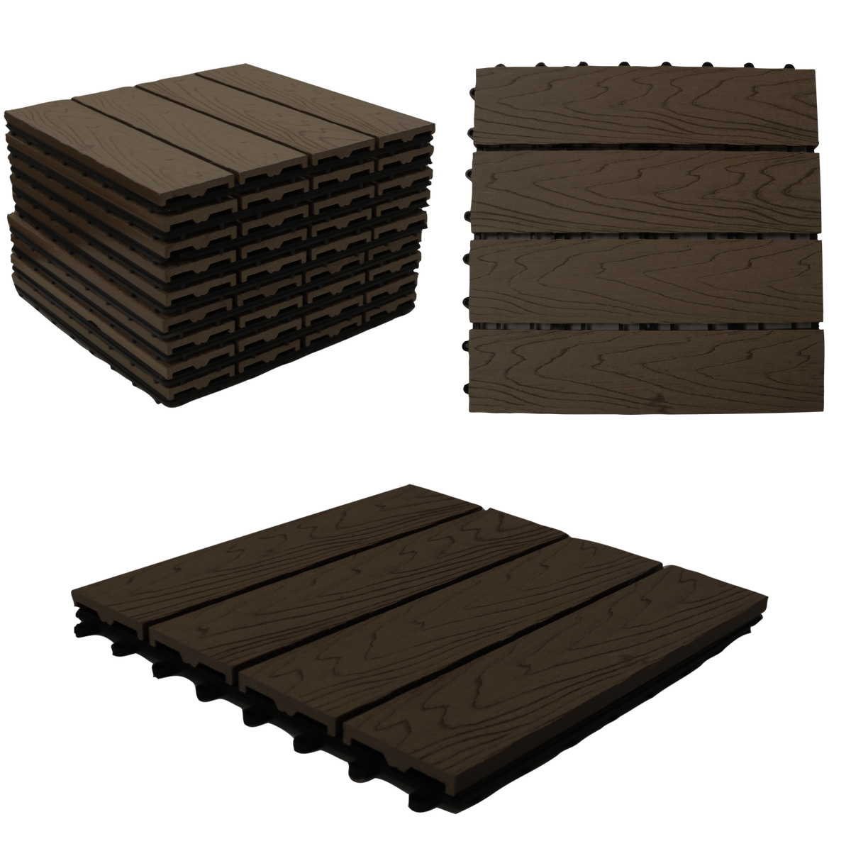 WPC Deck Tiles - Factory Floorings
